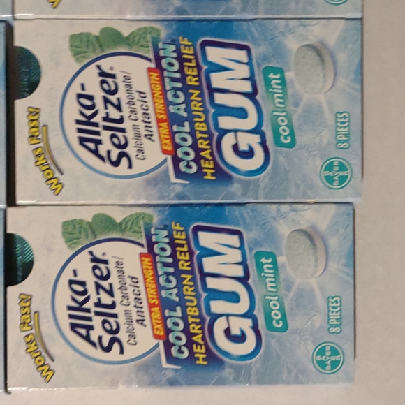 Bayer | Other | Alka Seltzer Gum Cool Mint Bundle 6 Packs 222 | Poshmark